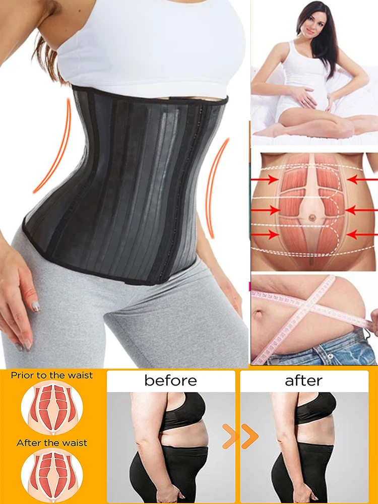 라텍스 허리 트레이너 벨트 슬리밍 칼집 여성 플랫 배꼽 코르셋 모델링 스트랩 콜롬비아 셰이퍼웨어 바디 셰이퍼 배 거들 보정속옷 코르셋 후기사진많은 여성속옷 사우나 찜질