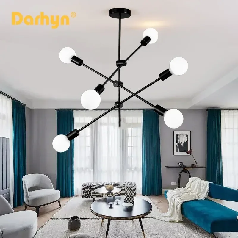 Nordic-Chandeliers-Modern-Long-Pole-Art-Decoration-Pendant-Lamp-E27 ...