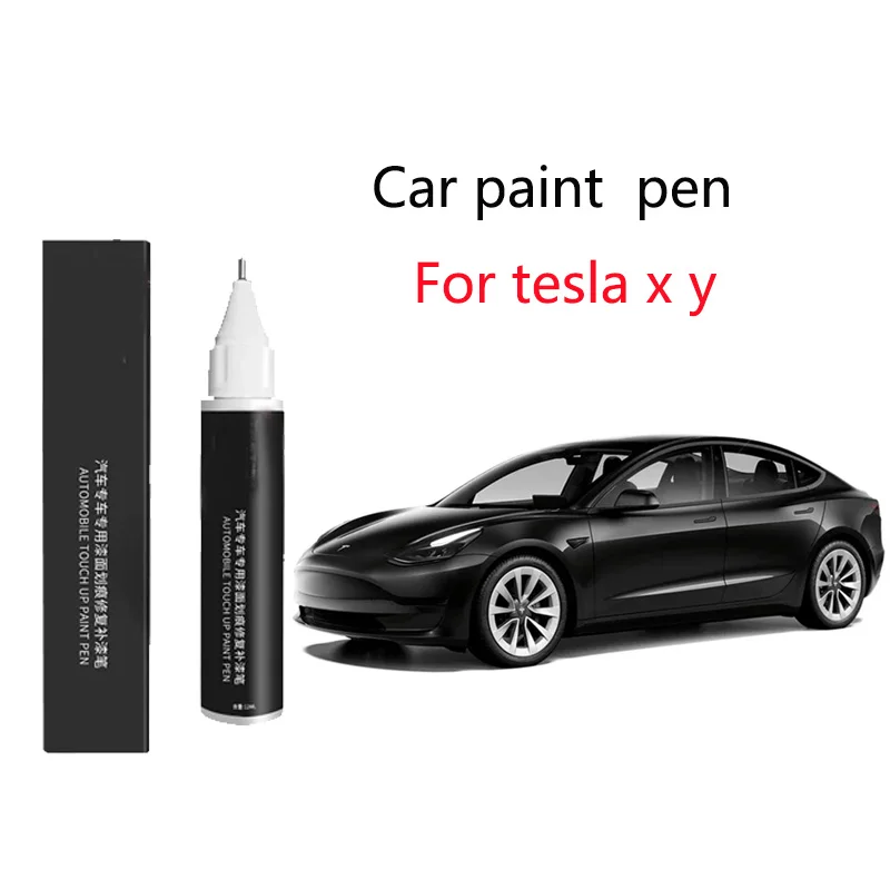 For Tesla Model 3 Y X S Car Paint repair pen Car touch up pen Pearl ...