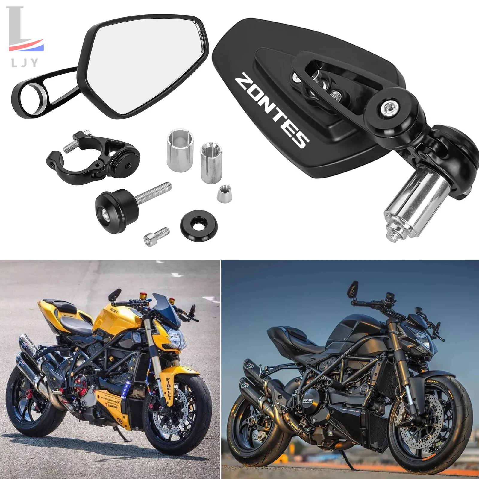 For-Zontes-G1-125-ZT125-G1-ZT125U-ZT-125-U-ZT-Motorcycle-CNC-Rear-View ...