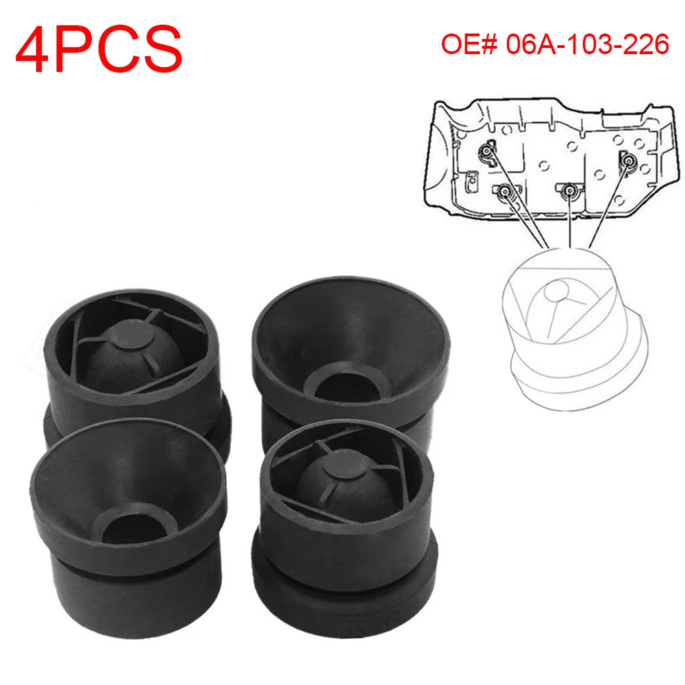 4pcs 06A103226 Rubber Engine Cover Grommet Engine Upper Cover for VW ...