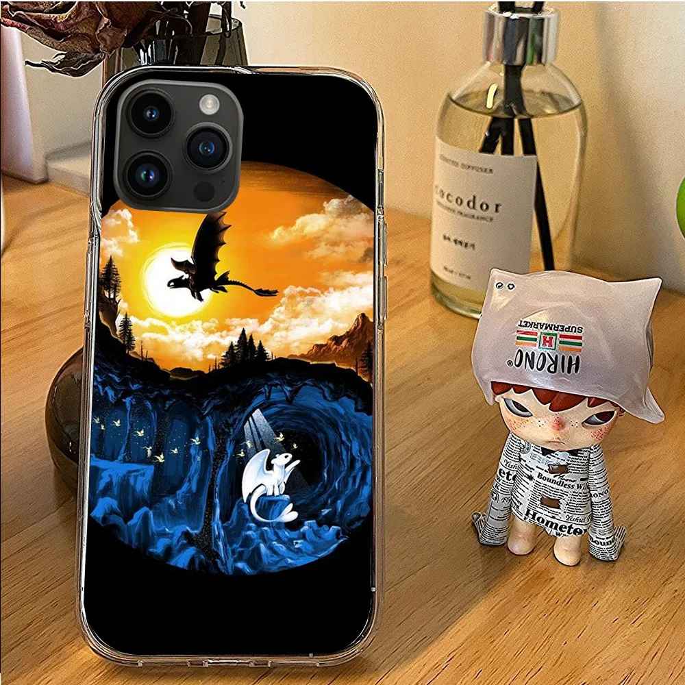 Toothless Transparent Silicone Phone Case - Clear Protective Cover for ...