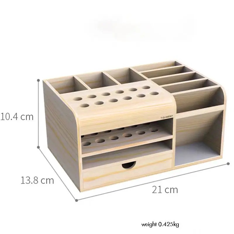 Wooden-Tools-Storage-Box-Holder-Hobbies-Tool-Organizer-with-Small ...