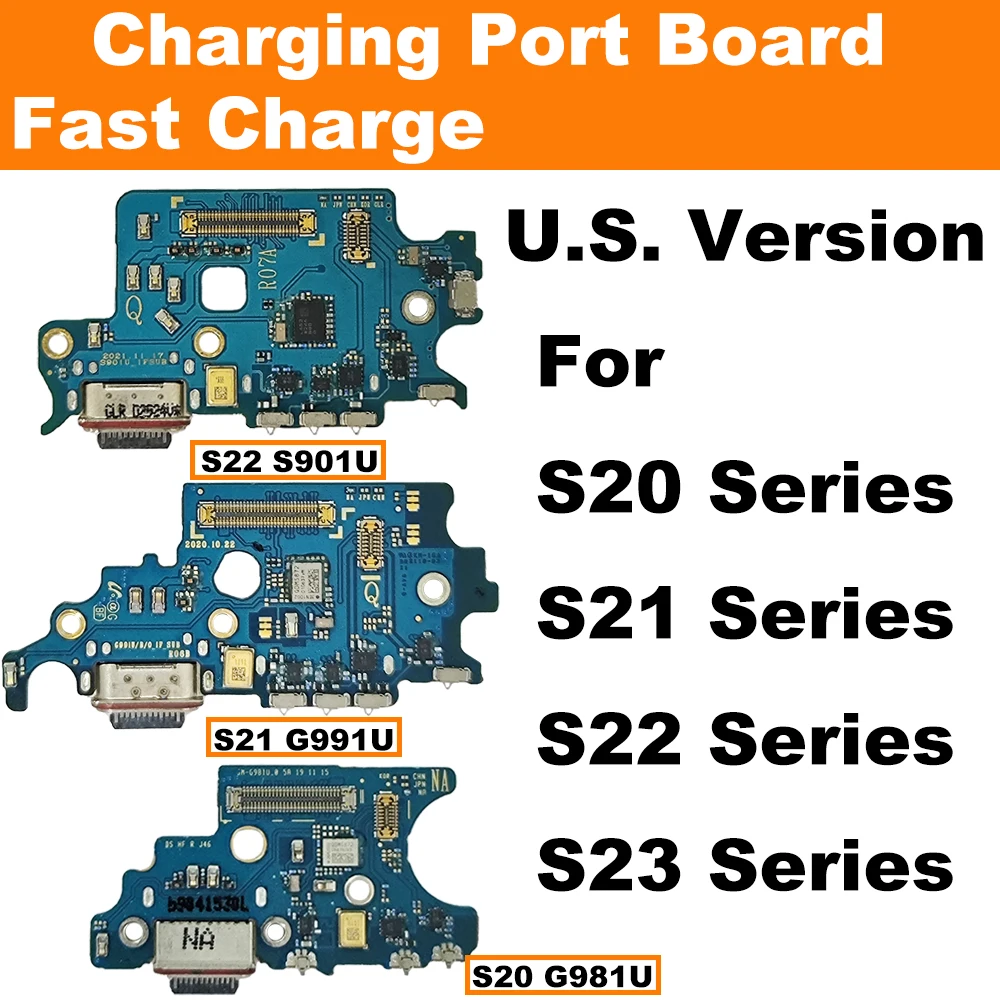 Charging Port Board For Samsung S22 S21 S20 S23 Plus Ultra G998U S908U ...