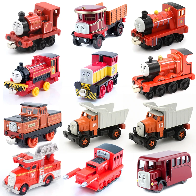 Genuine-Thomas-and-Friends-Red-James-Mike-Scarloey-Train-Model-Toy ...