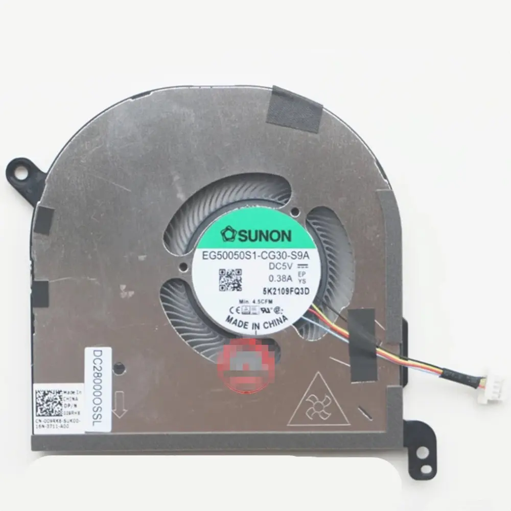 Original Laptop CPU/GPU Cooler Cooling Fan For Dell XPS 15 9500 0DJH35 ...