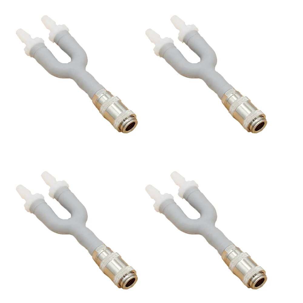 4-Pair-NIBP-Cuff-Single-Tube-to-Double-Tube-Connector-Y-Adapter-Single ...