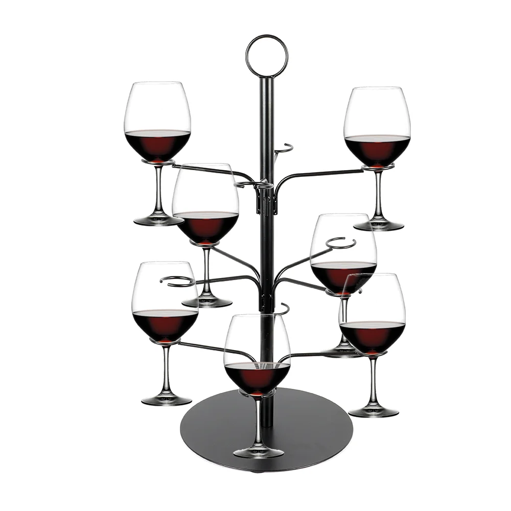 Intelligent 3 Tier Wine Glass Holder Freestanding Tabletop Storage Rack Cocktail Glass Tree