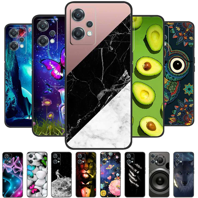For-OnePlus-Nord-CE-2-Lite-5G-Case-Marble-Soft-Silicone-Back-Case-for ...