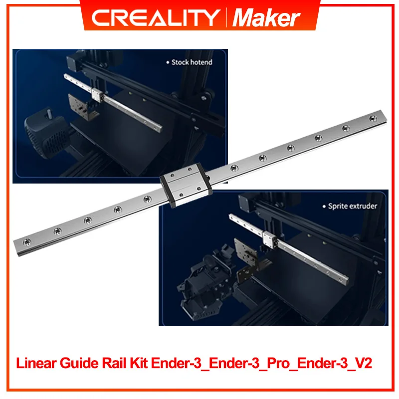 In Stock Creality Linear Guide Rail Kit 3D Printer Parts High Precision Printing Speed for Ender ...