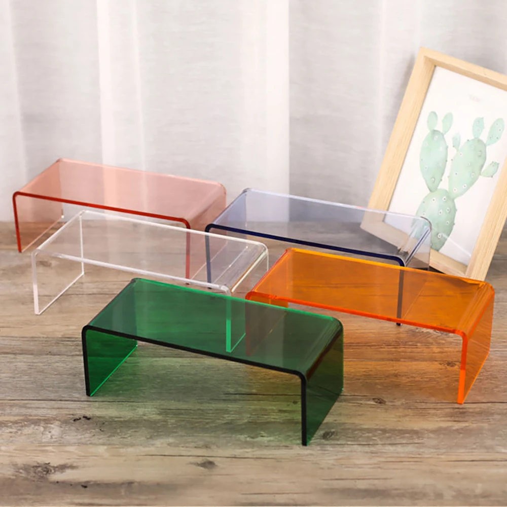 Thicken-Acrylic-Display-Riser-Rack-Plexiglass-Shoe-Bracket-Jewelry ...