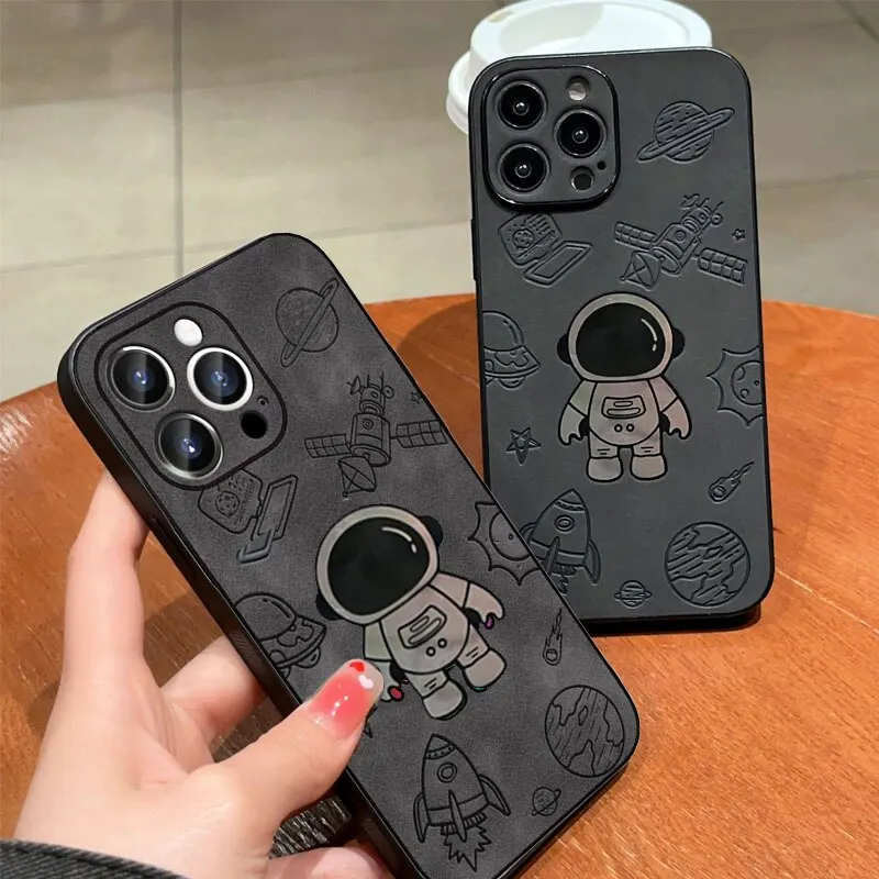 JASTER-Luxury-Cortex-Astronaut-Phone-Case-For-iPhone-15-14-13-12-11-Pro ...
