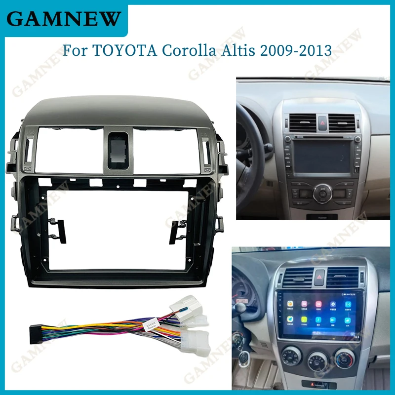 9 Inch Car Frame Fascia Adapter Android Radio Audio Dash Fitting Panel ...