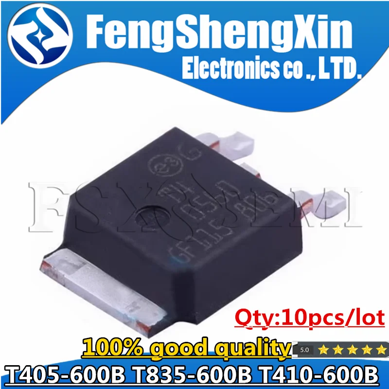 10pcs-T410-600B-TO-252-T410-600-TO252-410-600-T41060-410-600B-T405-600B ...