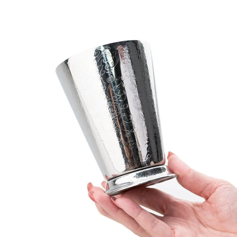 New Stainless steel Rolled Mint Julep Cup Gold 350ml Cocktail Mug ...