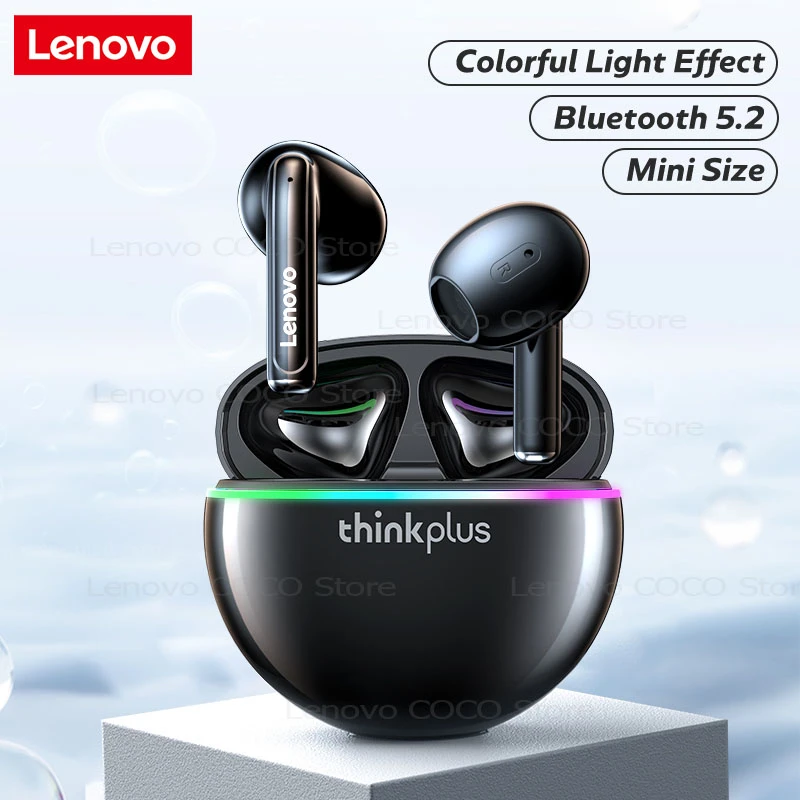 Original lenovo xt97 fones de ouvido bluetooth tws sem fio earhook fones com microfone duplo hd ...