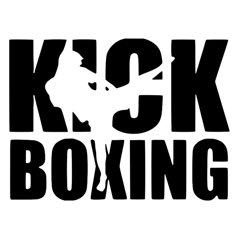 20x14-7cm-Funny-Car-Sticker-Kick-Boxing-Vinyl-Decal-Waterproof-Car ...