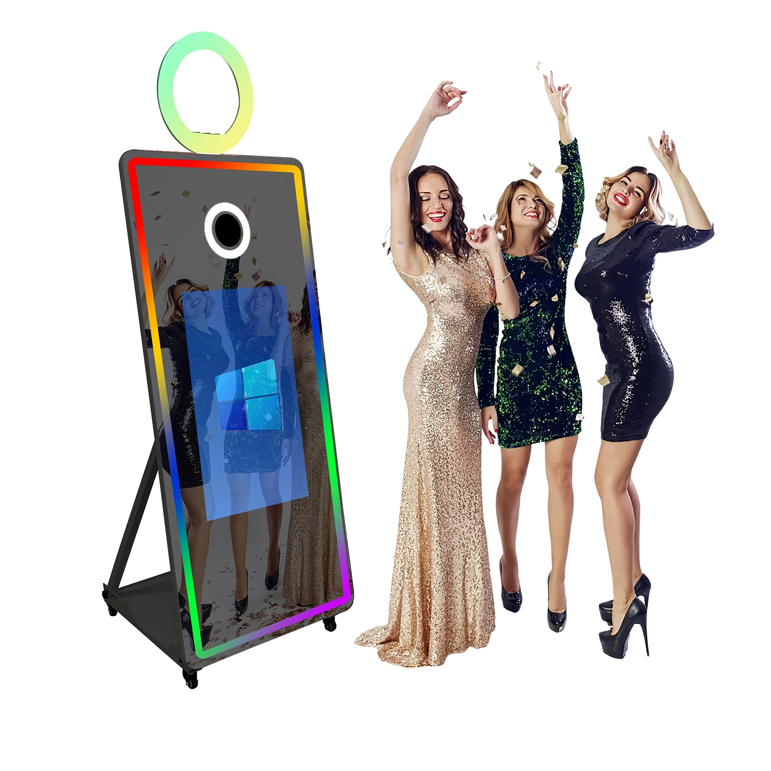 Digital-Printing-Booth-Mirror-Photo-Booth-with-Touch-Screen-Magic ...