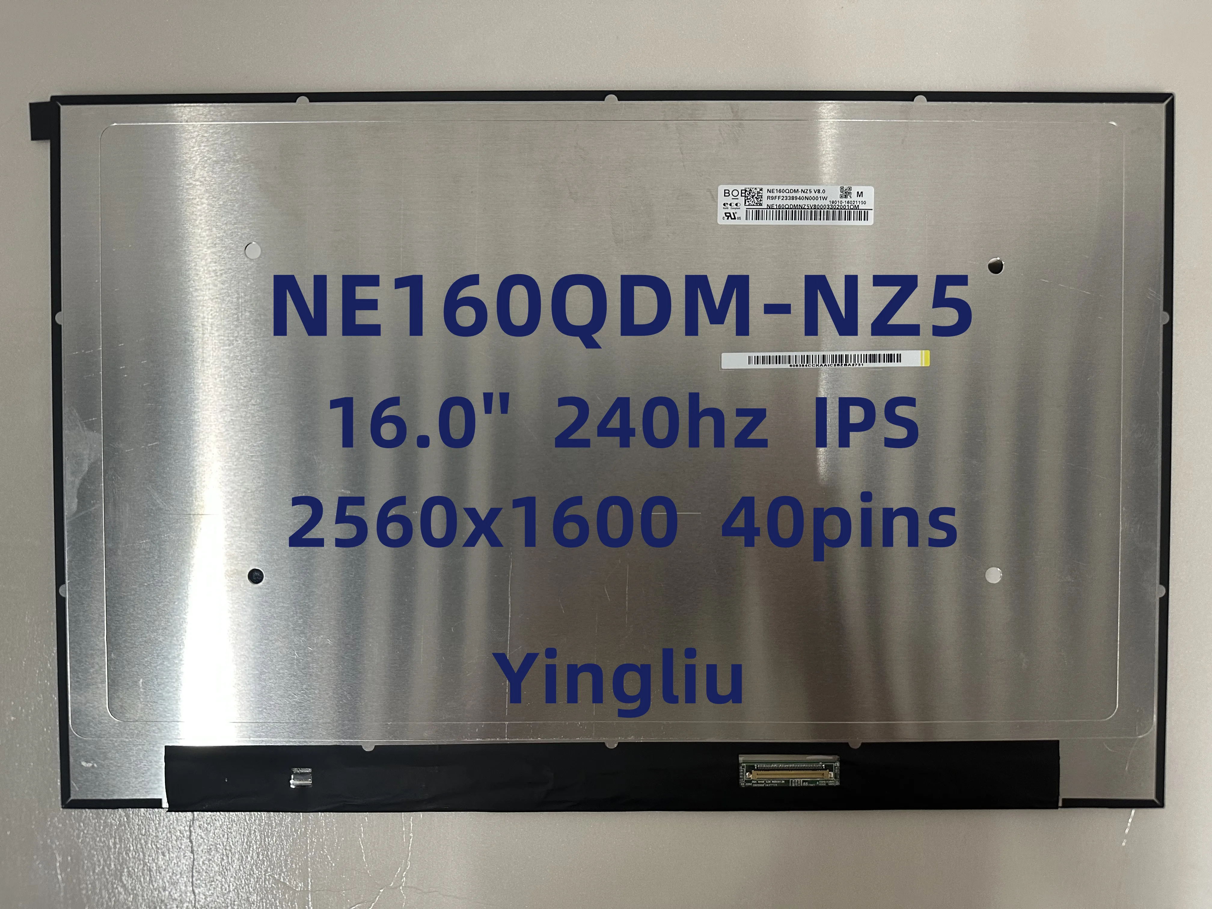 New-16-0-QHD-2560x1600-LCD-Screen-NE160QDM-NZ5-NE160QDM-NZ5-TL160ADMP03 ...