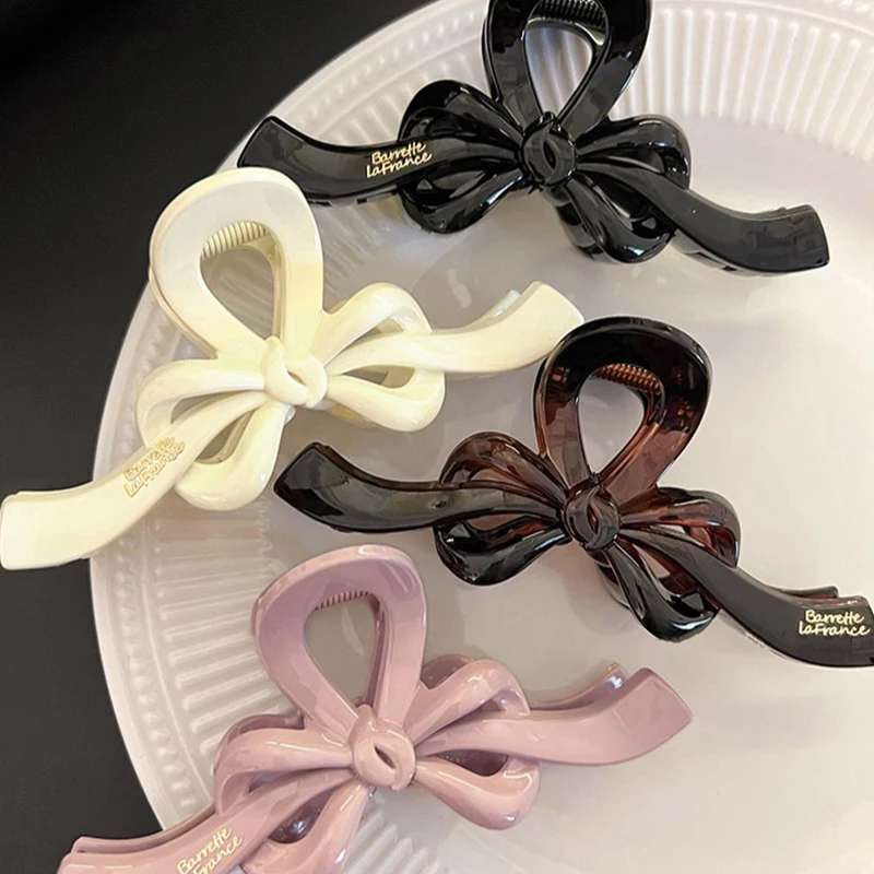 1pc New Bow Clip for Women, Large Size, Multiple Hair Volume, High-end ...