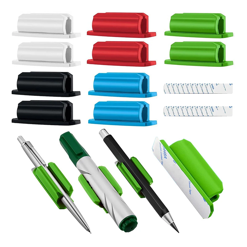 Pen-Holder-Adhesive-For-Desk-Securely-Holds-Pens-Silicone-Pen-Holder ...