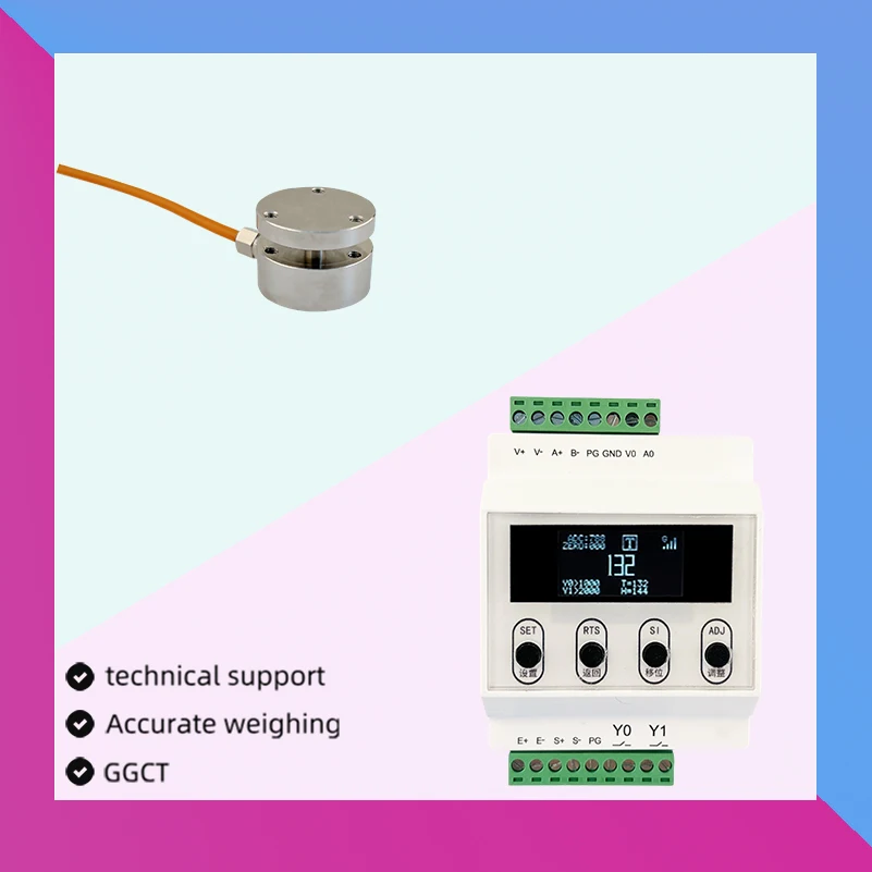 25mm Flat Load Cell Weight Sensor and IoT Indicator Display Instrument ...