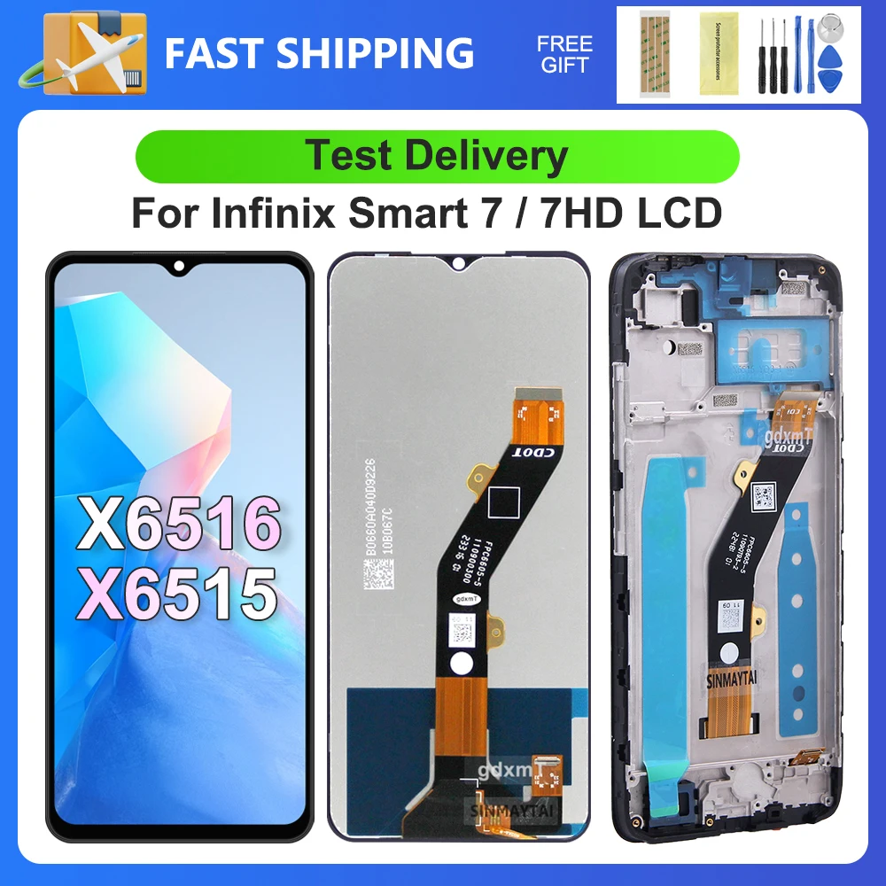 For-Infinix-Smart-7-6-6-For-Smart-7-HD-X6515-X6516-LCD-Display-Touch ...