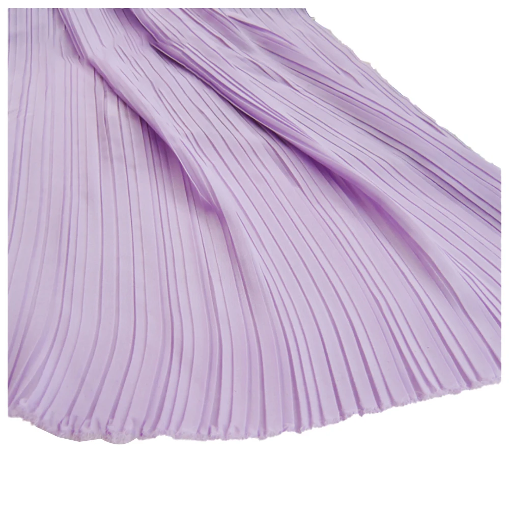 Light-Purple-Ruffle-Organ-Pleated-Pearl-Chiffon-Fabric-Plisse-fabric ...