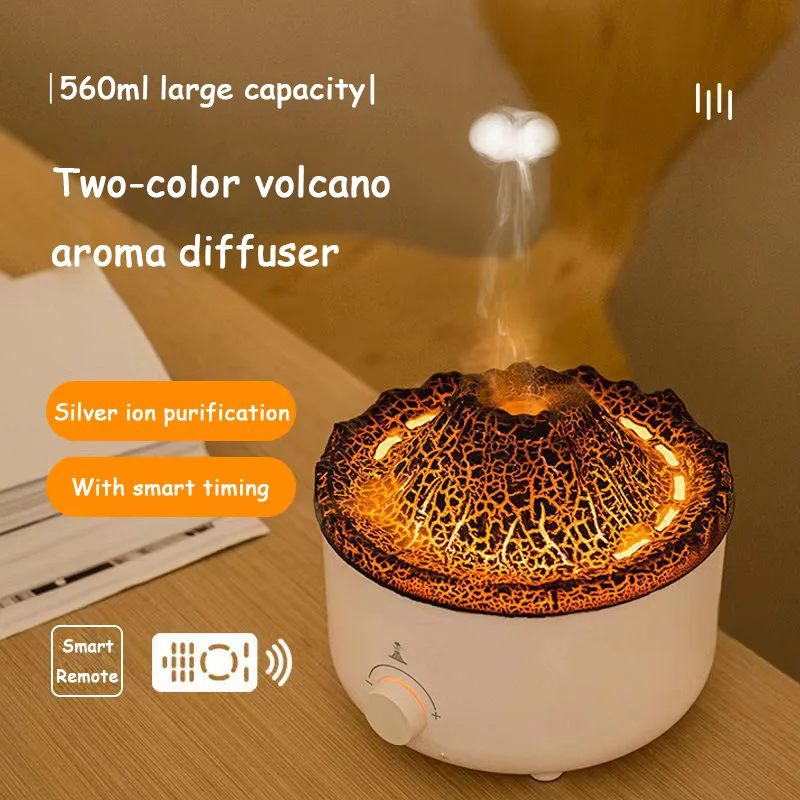 ZK30-New-Small-Simulation-Flame-Volcano-Humidifier-USB-Mute-Bedroom ...