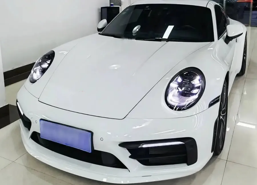 For Porsche 992 2018-2022 Headlight Shade Transparent Lampshade Lens ...
