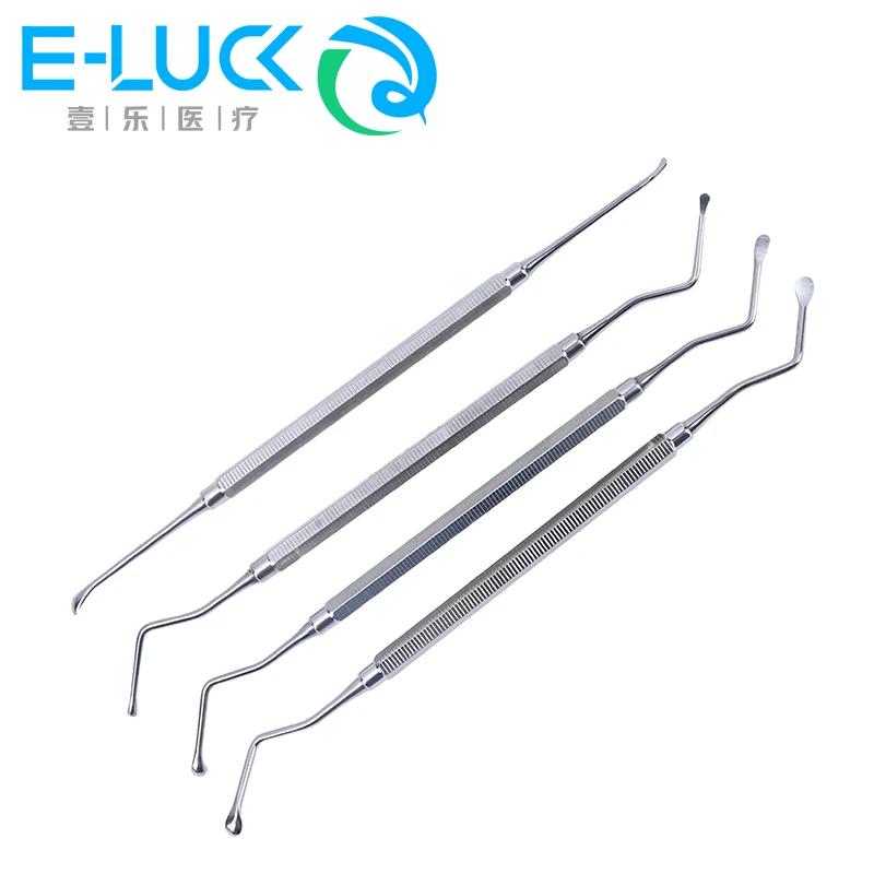 Dental Bone Curettes Stainless Steel Double Ended Curettes Surgery ...