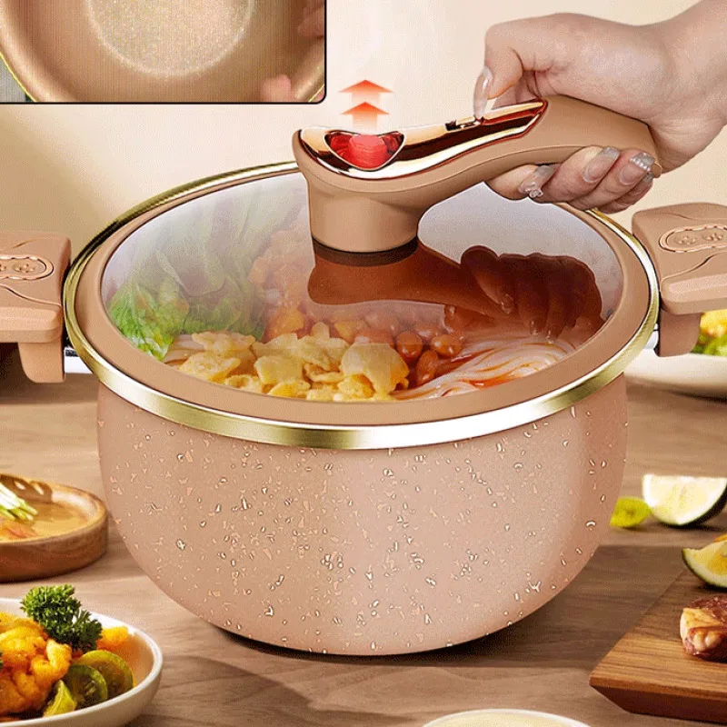 Panela-de-press-o-micro-multifuncional-argila-Stew-Pot-antiaderente ...