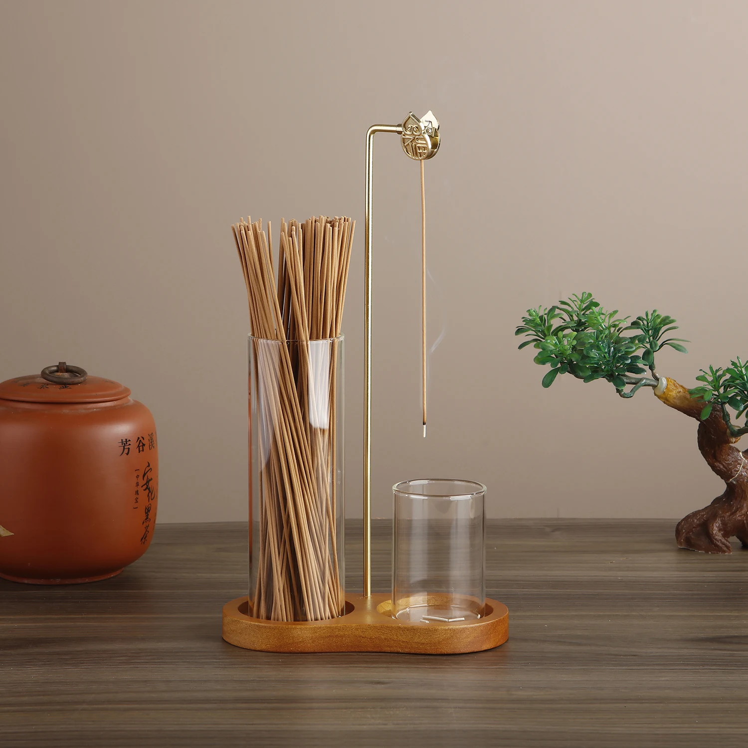 Glass Incense Holder for Sticks Anti-Ash Flying Incense Burne with ...