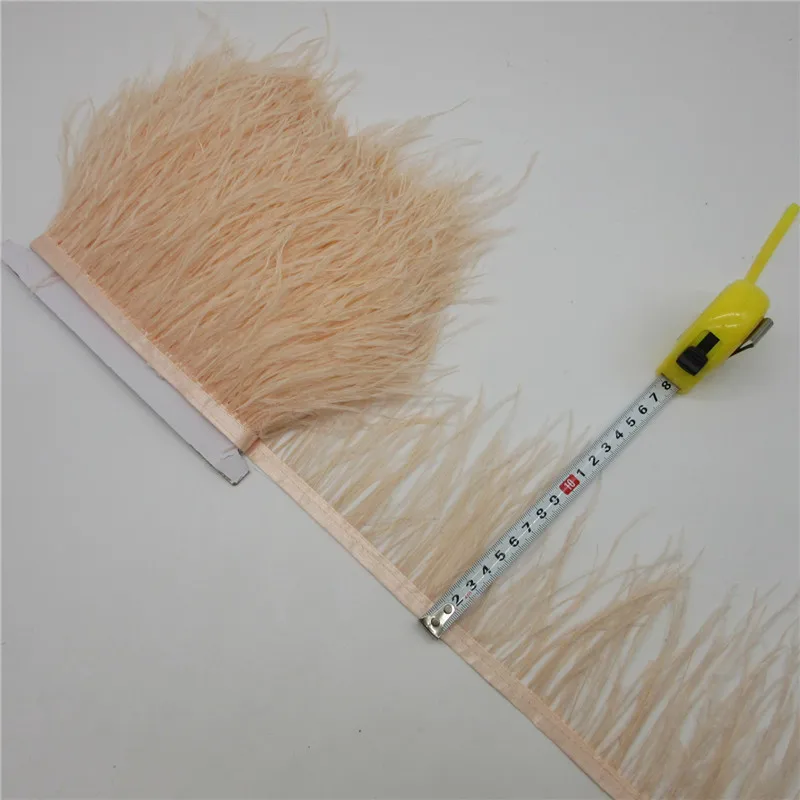 PLUME DE DECORATION,YELLOW-2 yards--Plumes'autruche 10 yards avec ruban ...