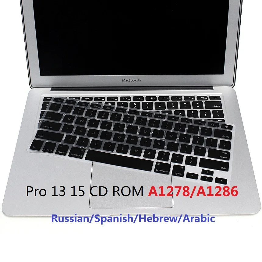 Soft-TPU-Keyboard-for-Macbook-Pro-13-Pro15-CD-ROM-A1278-A1286-EU-US ...