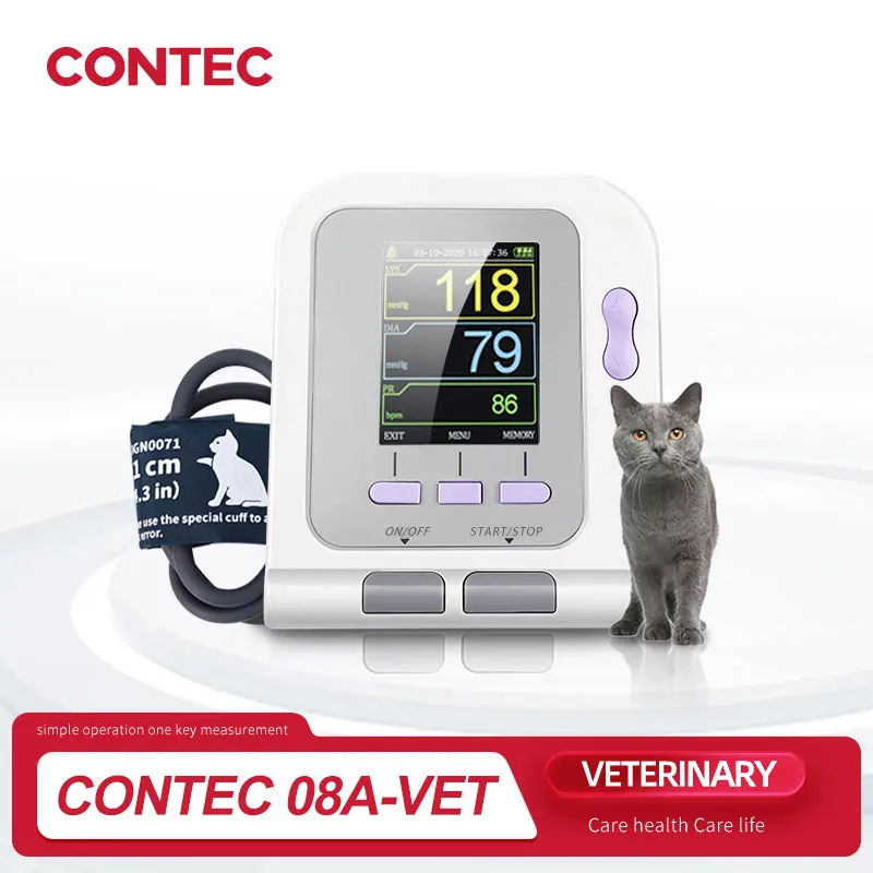 CONTEC-08A-VET-Digital-Blood-Pressure-Monitor-Veterinary-Animal-NIBP ...