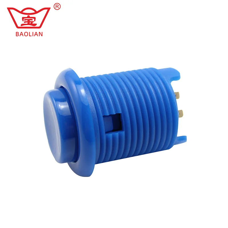 Baolian Arcade Button 28mm New Concave Round Push Button(Nylon) Game ...