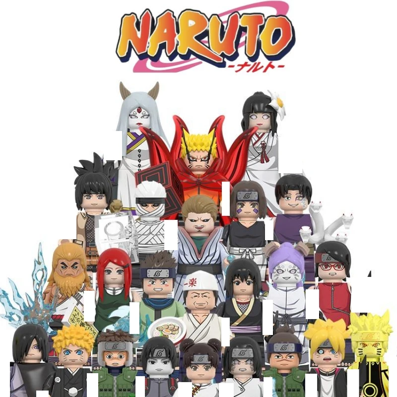 8-st-cke-naruto-sasuke-sakura-kakashi-obito-jiraiya-tsunade-anime-mini ...