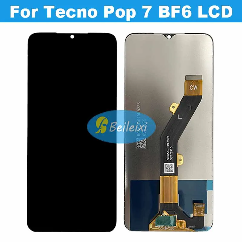 For-Tecno-Pop-7-BF6-LCD-Display-Touch-Screen-Digitizer-Assembly ...