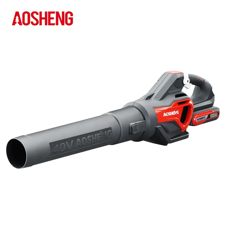 AOSHENG Professional Low Noise 40V Lithium Cordless Leaf Blower Garden ...