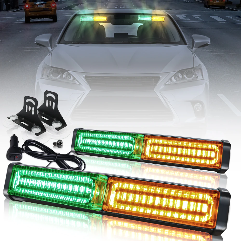 30-LED-Light-Bar-for-Car-Safety-Emergency-Police-Strobe-Warning ...