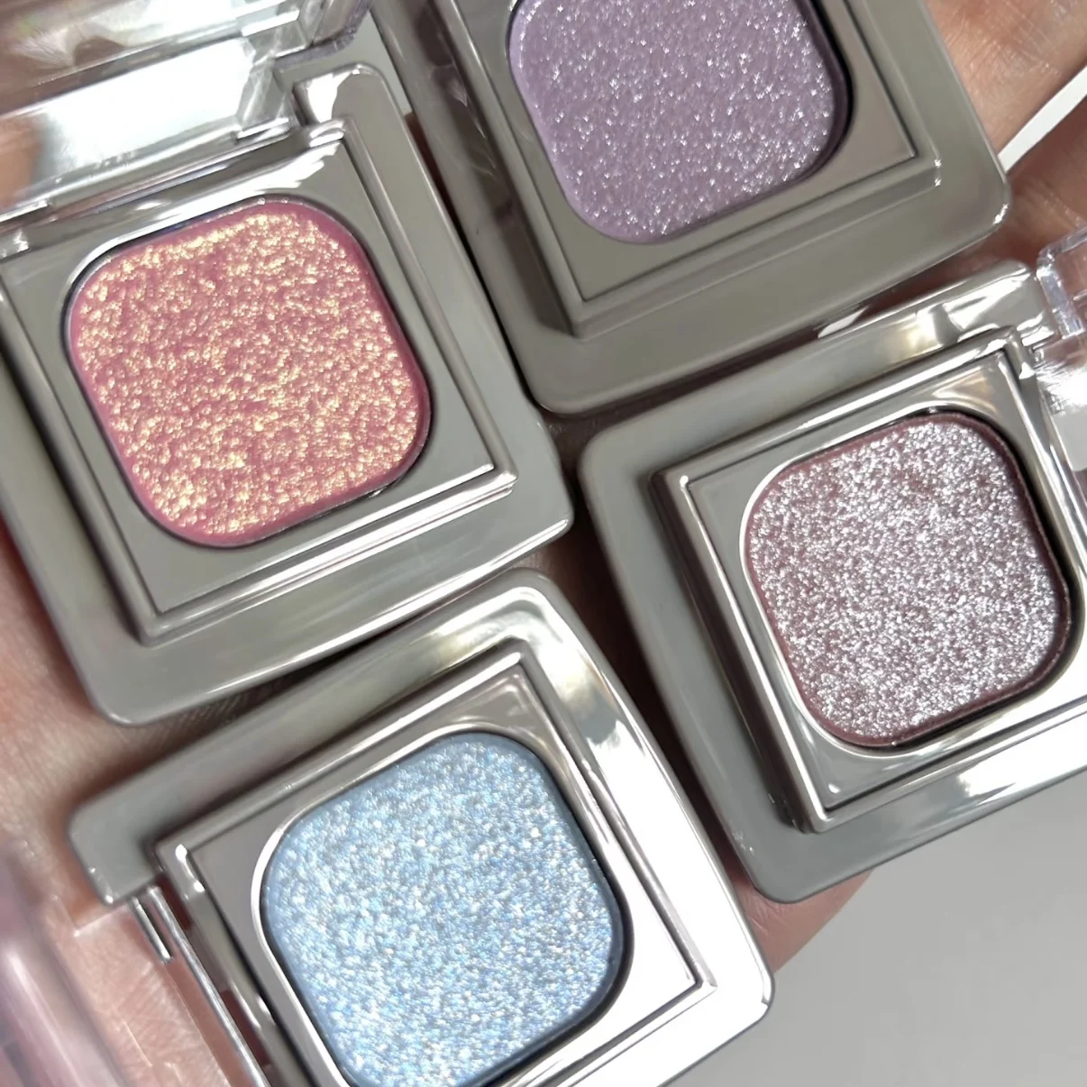 Qianyan Single Eyeshadow Disk Cheeryep Eye Fine Pearlescent Shimmer ...
