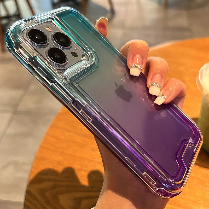 Funda-protectora-transparente-para-iPhone-cubierta-trasera-dura-de ...