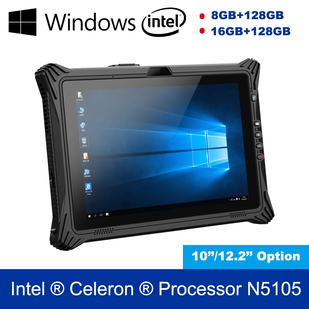 10.1 polegada ips áspero tablets painel computador windows10 os tablet ...