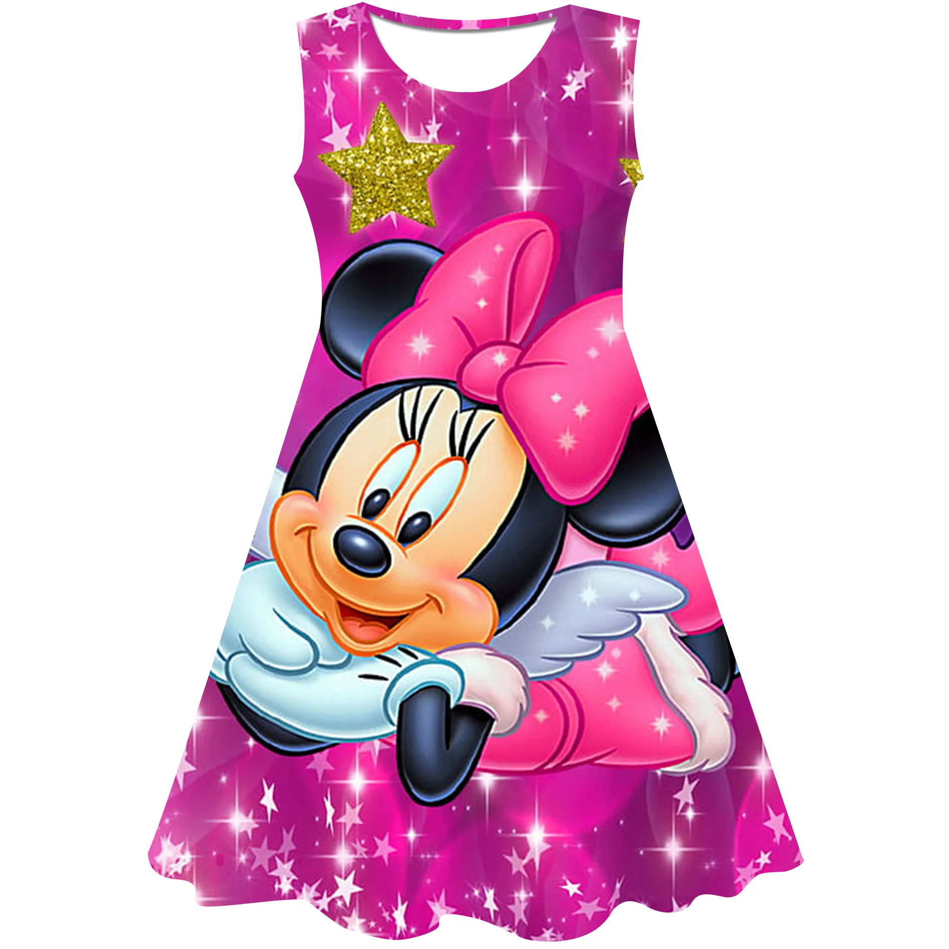 Saia-estampada-Disney-Mickey-Mouse-roupa-infantil-casual-de-ver-o-fofa ...