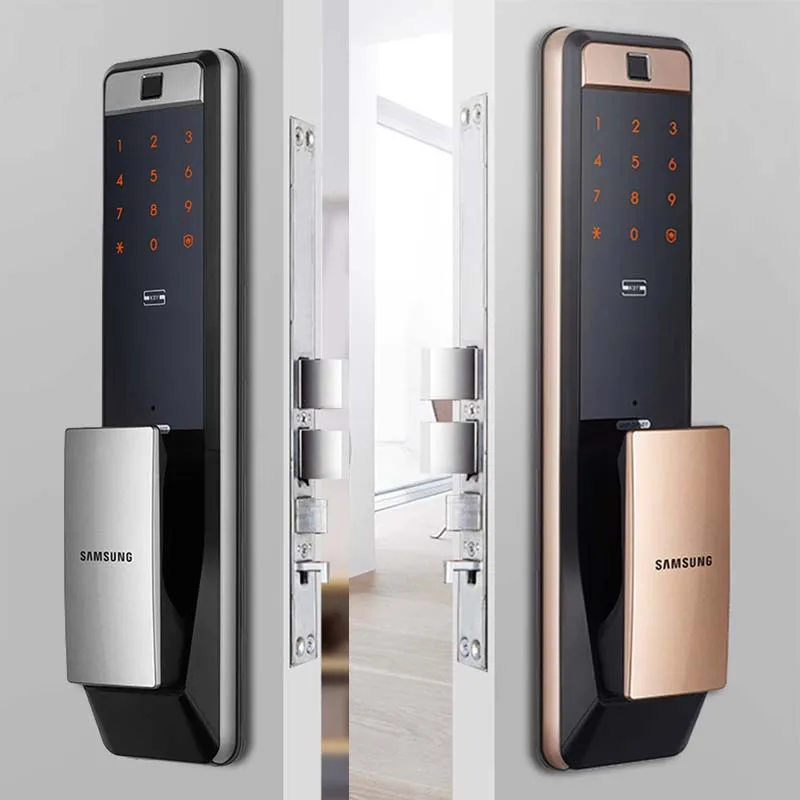 Fingerprint-Digital-Smart-Door-Lock-Keyless-Auto-Handle-Samsung-SHP-P72-718-DP728-739-Security ...
