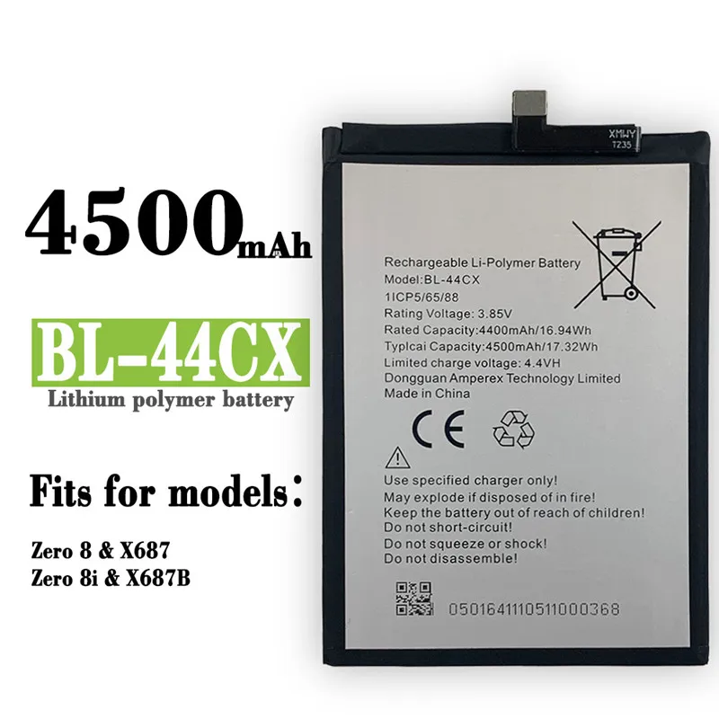 For-infinix-X687-infinix-Zero-8-CE9-BL-44CX-4500mAh-Phone-Battery ...