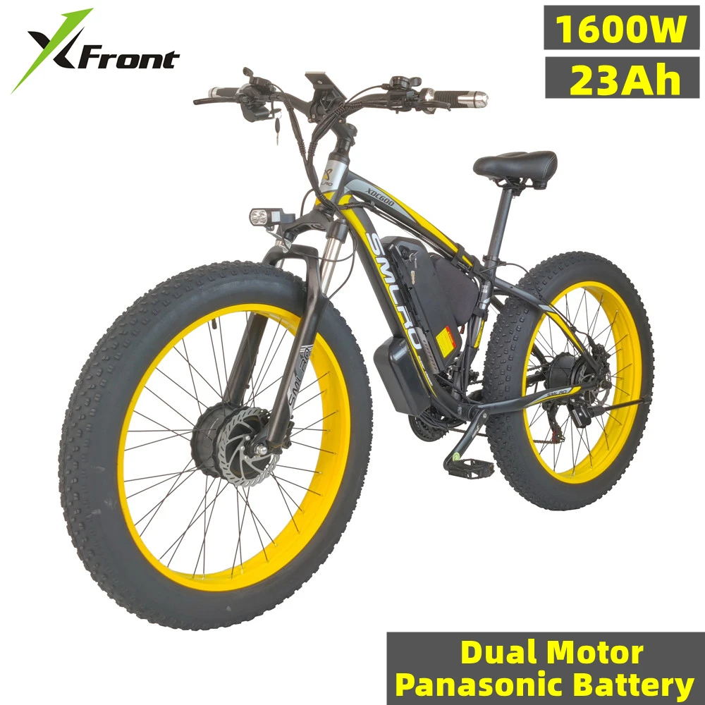 Xfront-Electric-Bicycle-26-Inch-4-0-Fat-Tire-48V-1600W-Dual-Drive-Motor ...