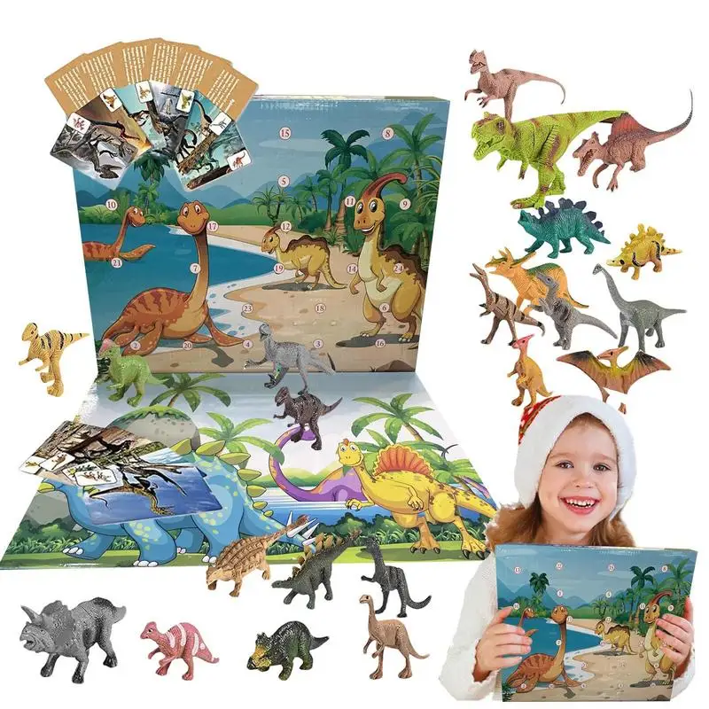Calendario-de-Adviento-de-dinosaurio-para-ni-os-y-ni-as-juguetes-de ...