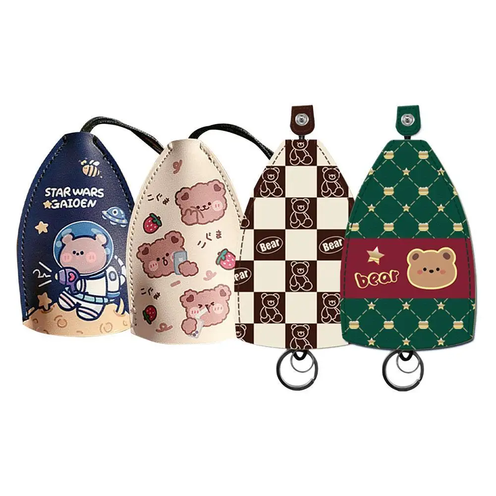 Cartoon-Animals-Pull-Type-Key-Bag-PU-Leather-Key-Wallets-Housekeepers ...